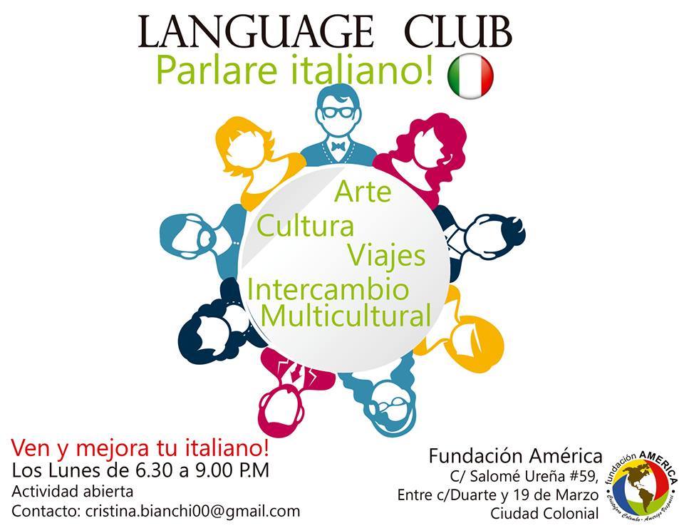 The Language Club - ¡Habla italiano! - DominicanaSolidaria.org