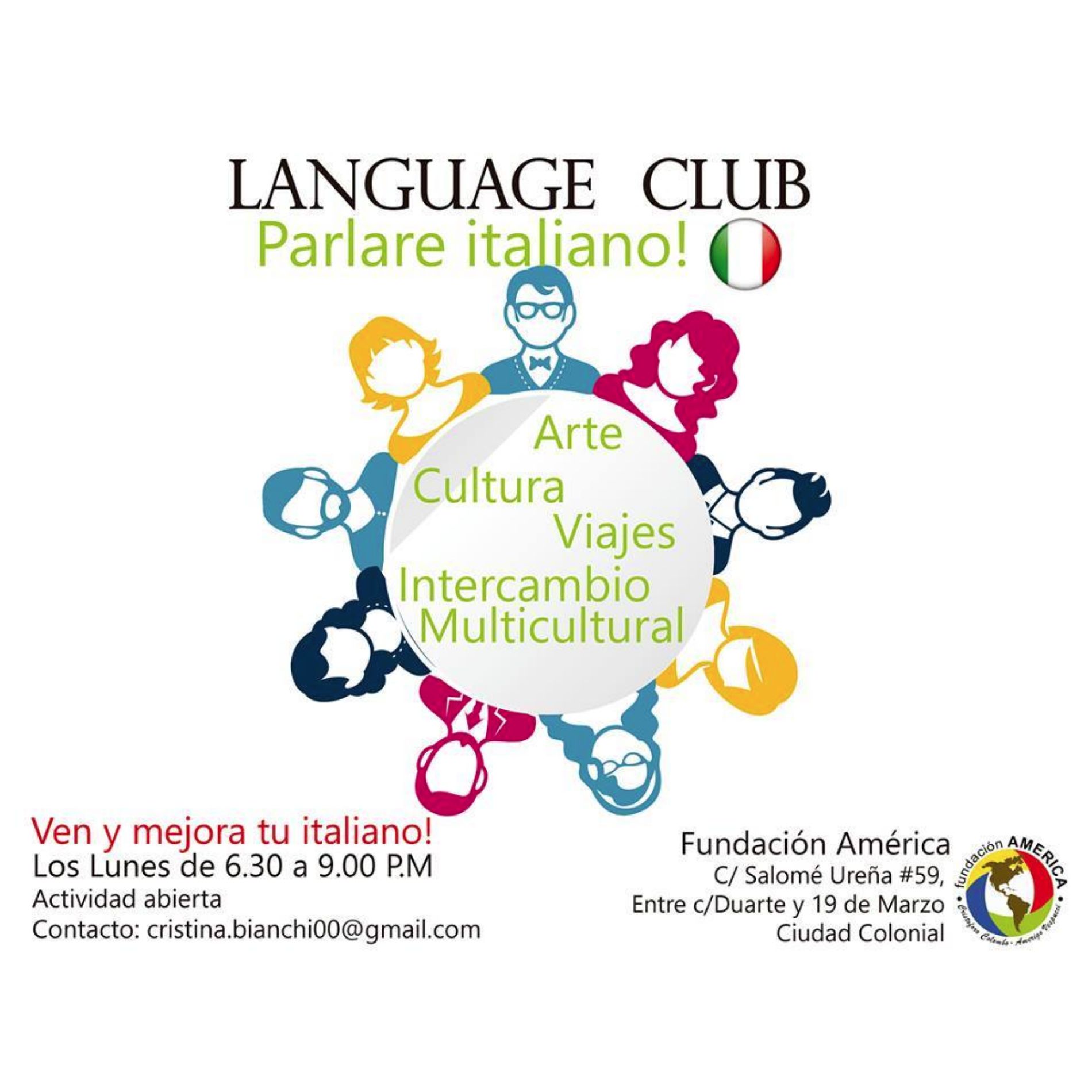 The Language Club - ¡Habla italiano! - DominicanaSolidaria.org
