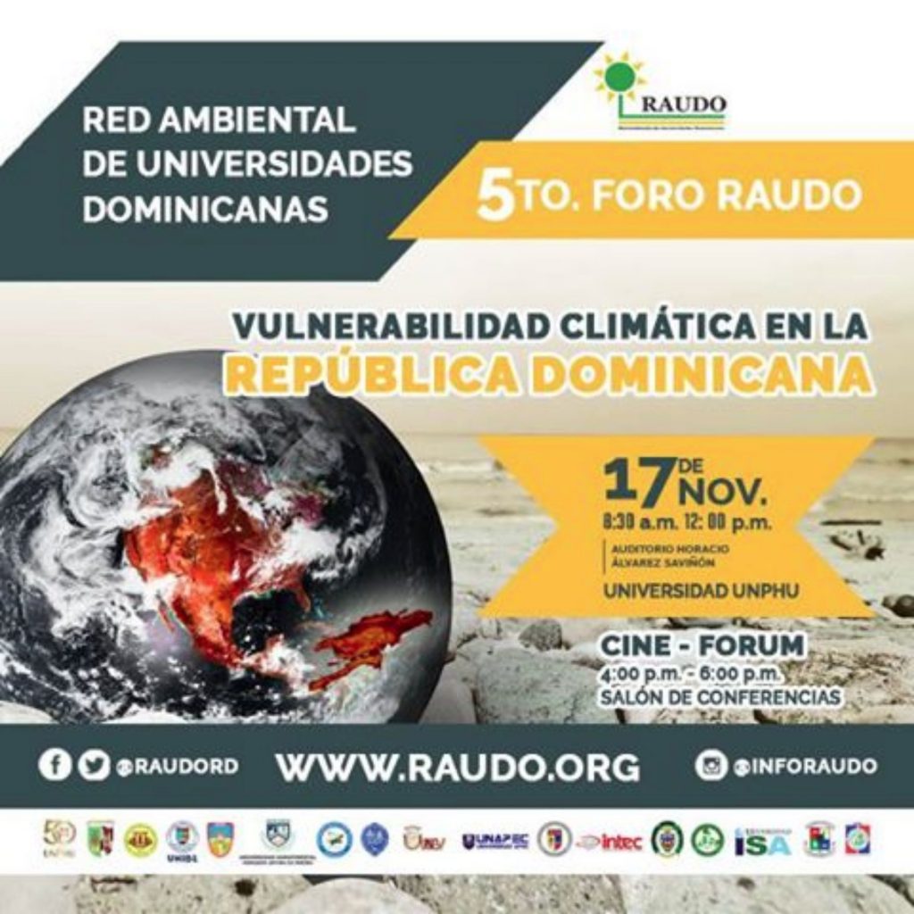V Foro RAUDO sobre: Vulnerabilidad Climática en República Dominicana ...
