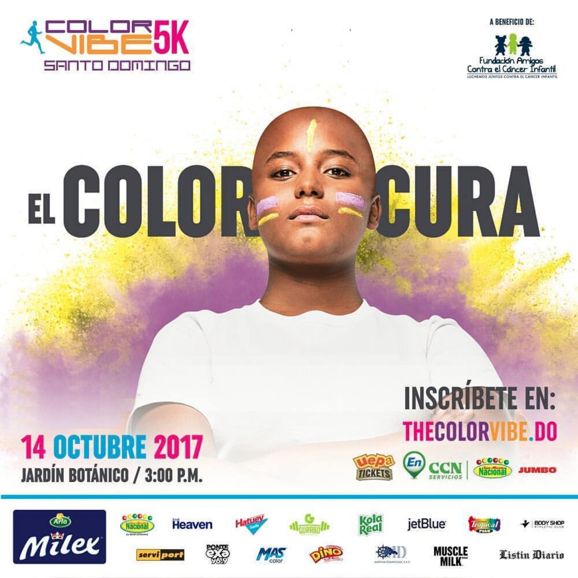 Color Vibe 5k a favor de lucha contra el Cáncer Infantil ...