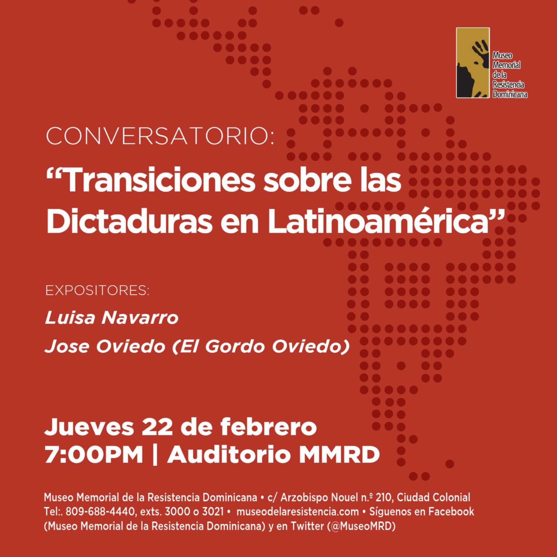 Conversatorio: Transiciones sobre las Dictaduras en Latinoamérica ...
