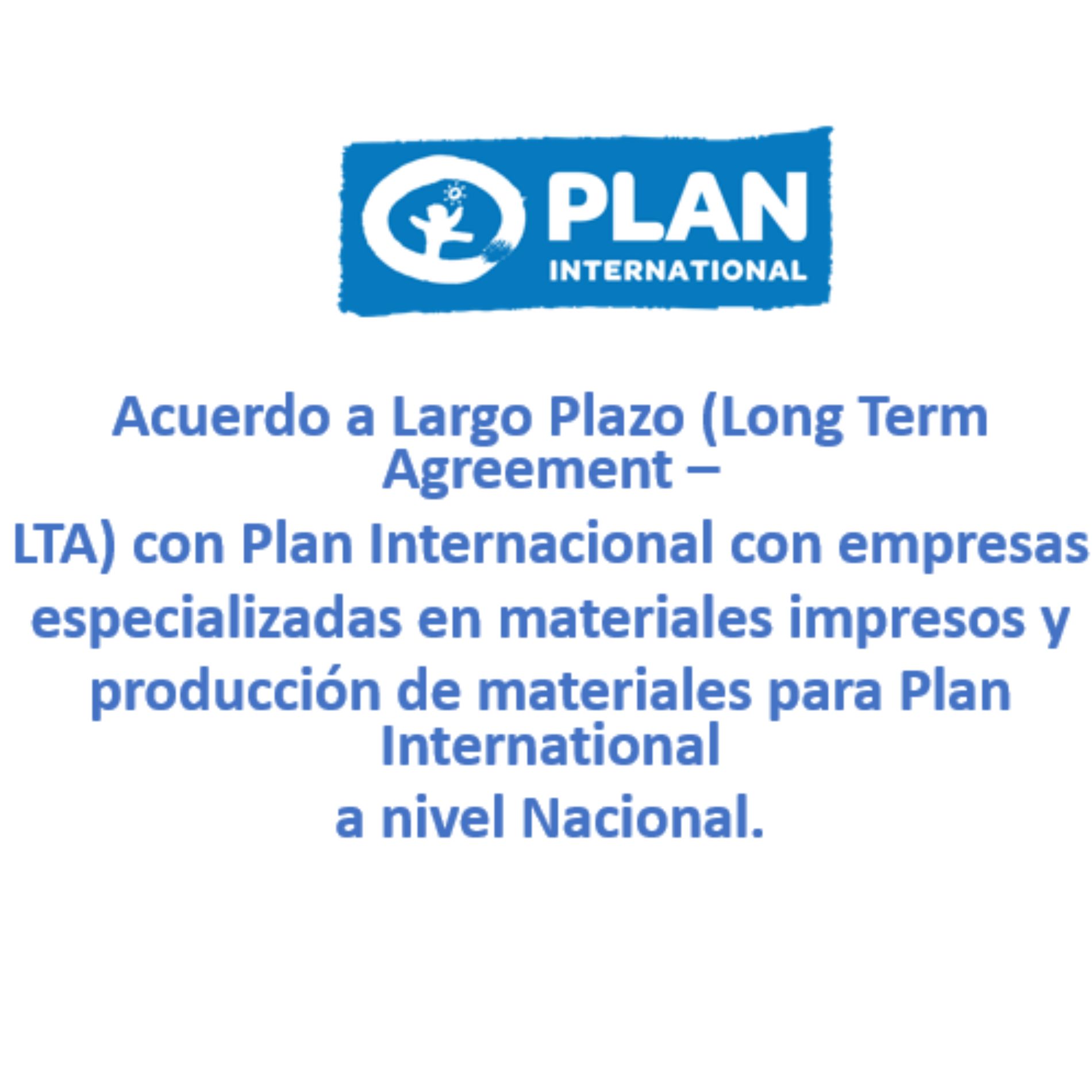 Acuerdo a Largo Plazo (Long Term Agreement – LTA) con Plan ...